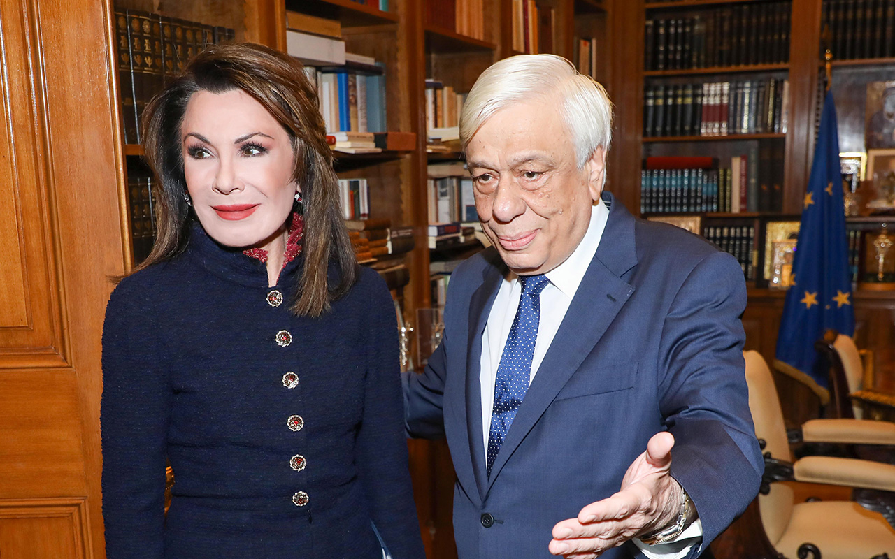 Προεδρικό Μέγαρο: Συνάντηση του Προκόπη Παυλόπουλου με τη Γιάννα ...